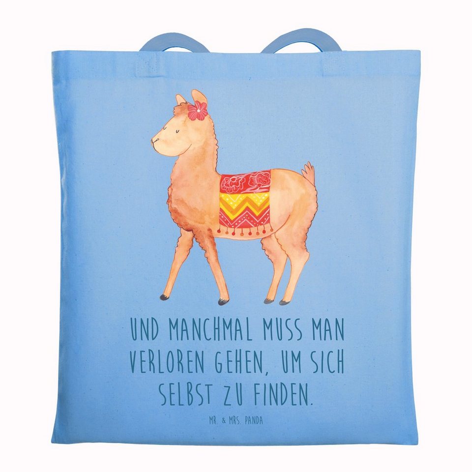 Mr. & Mrs. Panda Tragetasche Alpaka stolz - Sky Blue - Geschenk ... Mr. & Mrs. Panda Tragetasche Alpaka stolz - Sky Blue - Geschenk ...