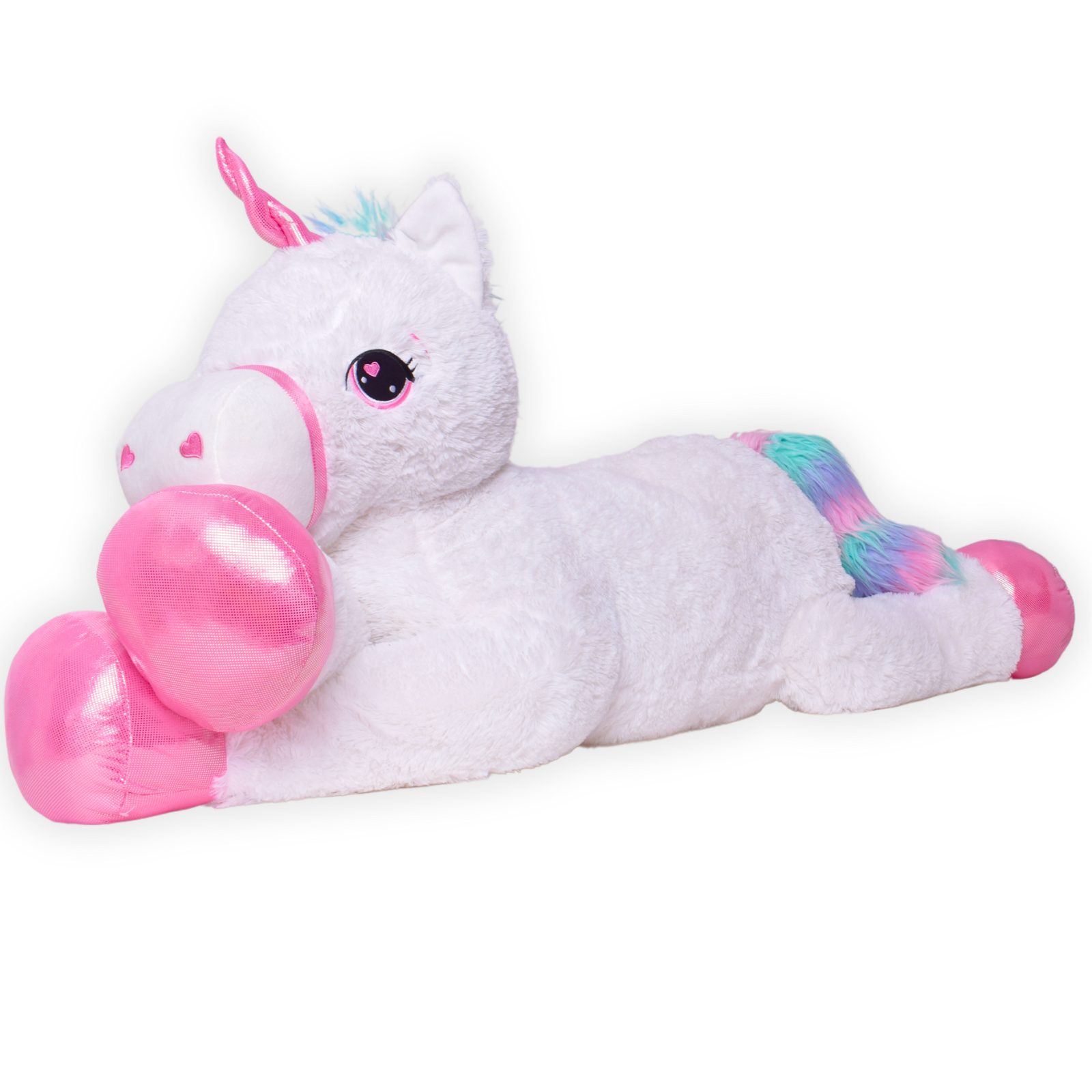 Kuscheltier Großes Xxl Einhorn Regenbogen Plüschtier Stofftier Unicorn