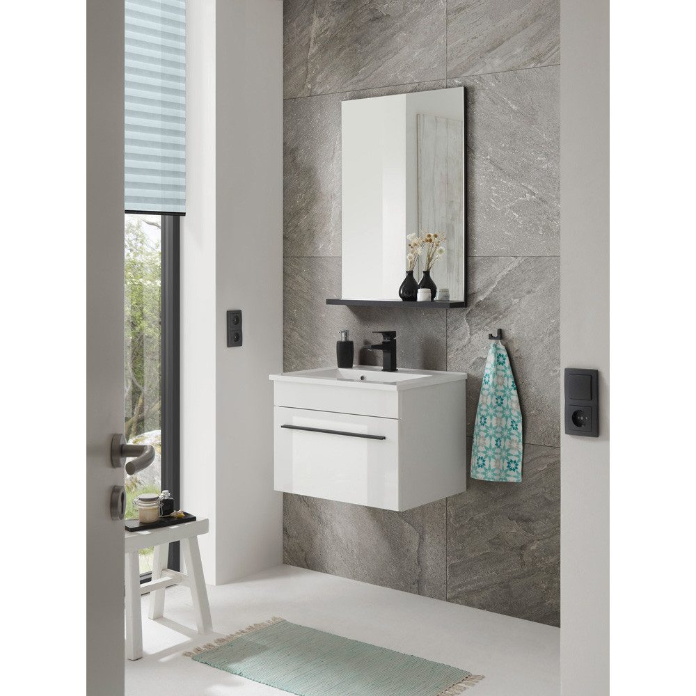 Lomadox Waschtisch Set Charleston 61 Spar Set 2 St 2 Tlg 60 Cm