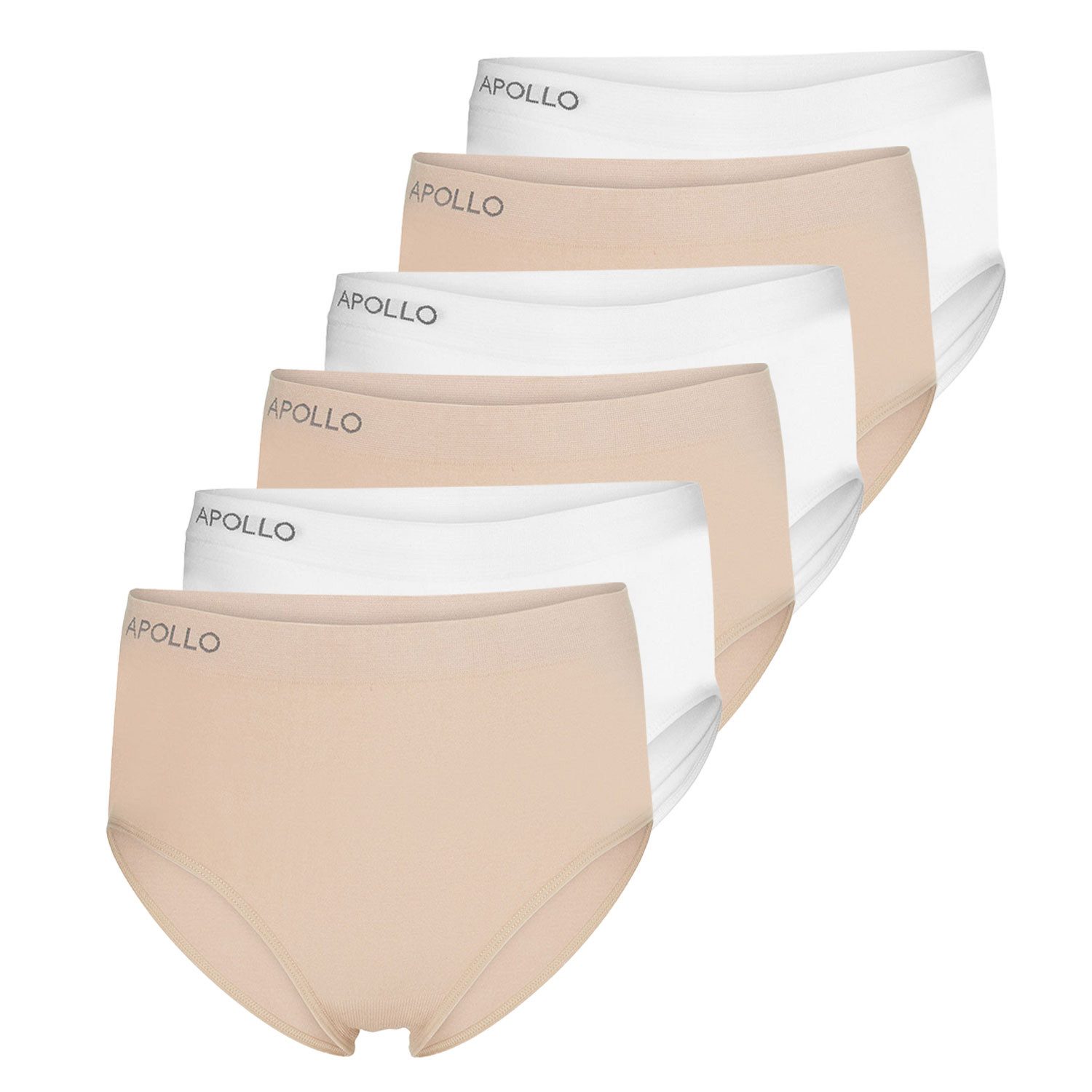 Apollo Slip Basic Seamless High Waist, Baumwoll-Stretch