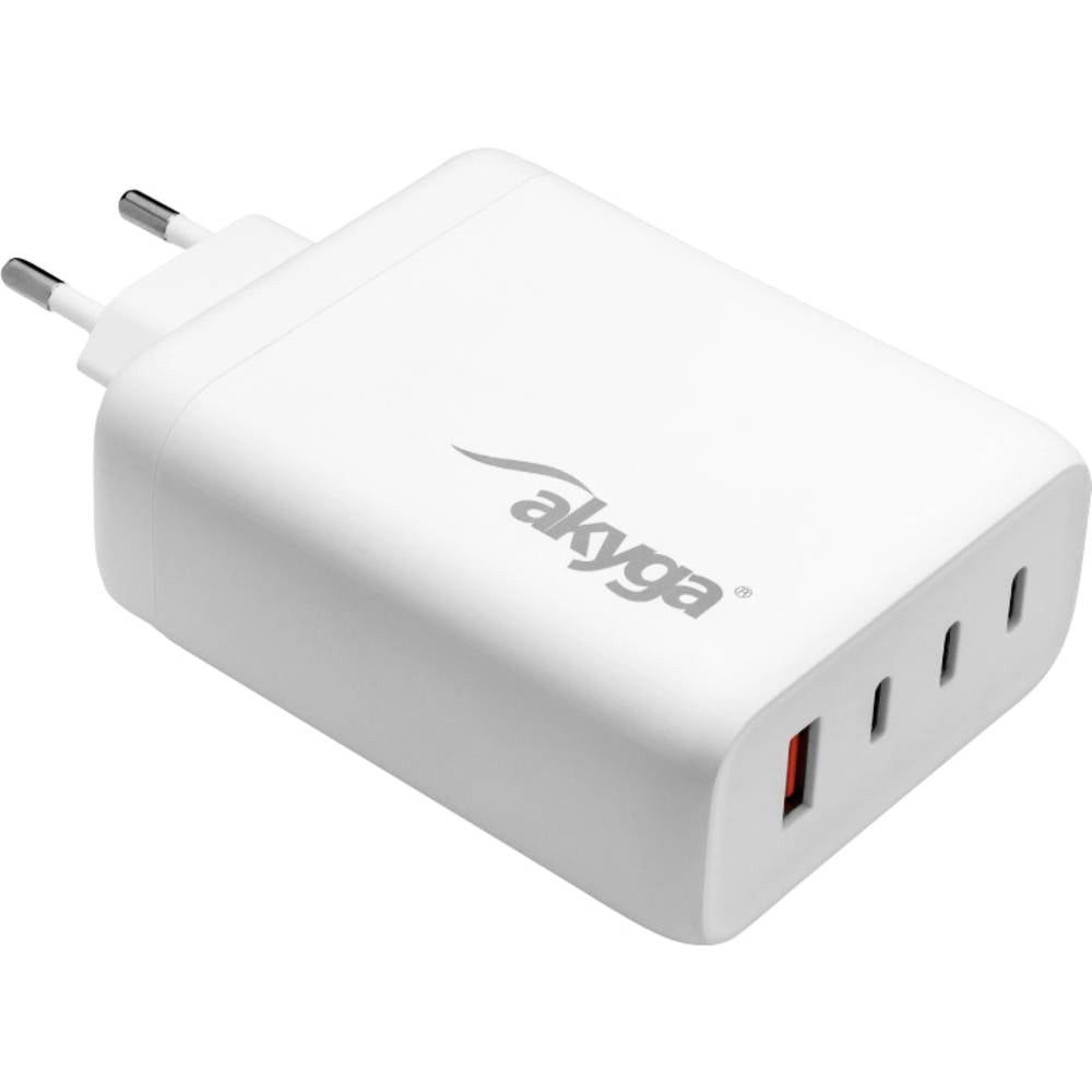 Akyga USB-Ladegerät USB-A + 3x USB-C PD 5-28V / max. 5A USB-Ladegerät, Akku Ladegerät USB