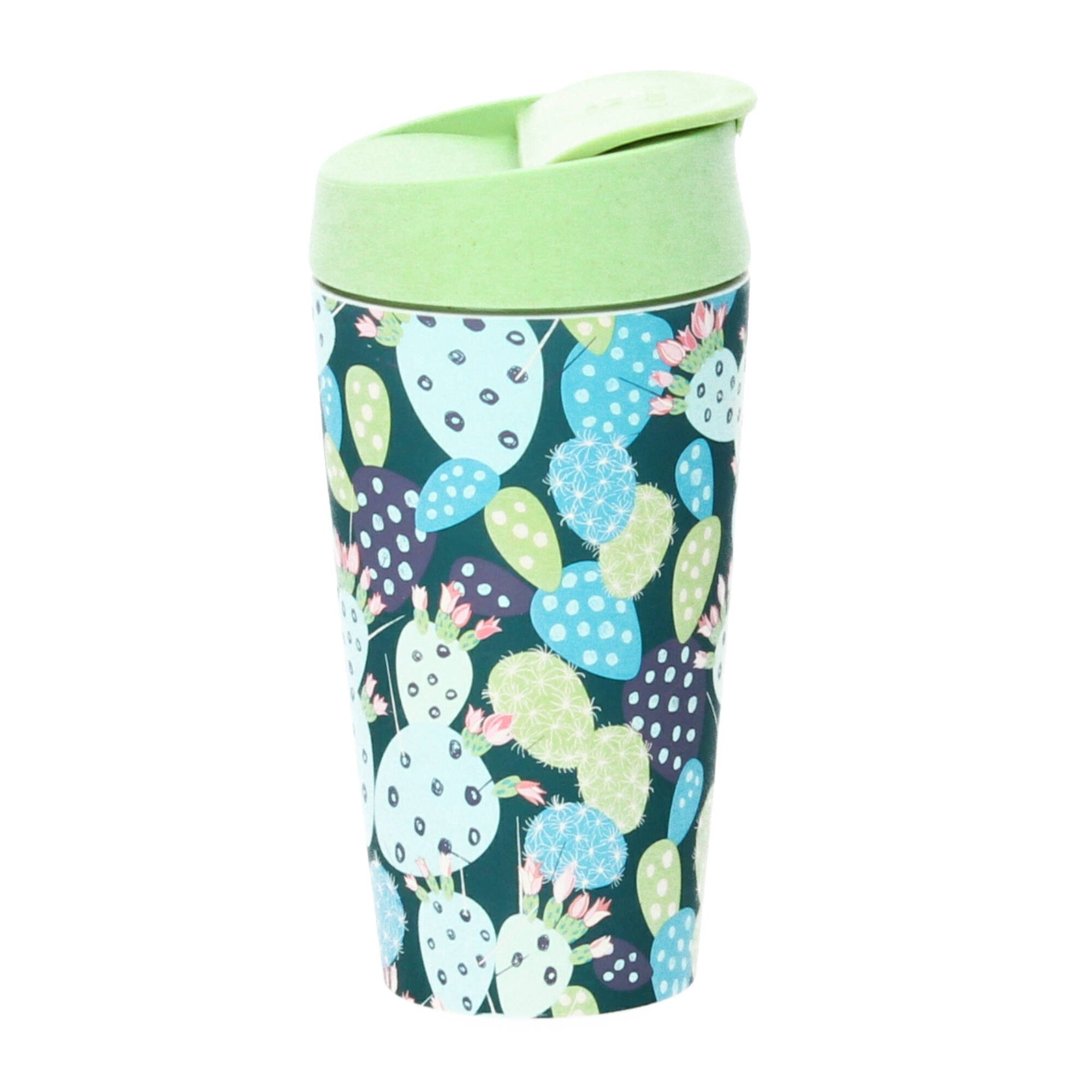 chic mic GmbH Becher Bioloco plant deluxe cup 420 ml cactus Kaktus grün ...