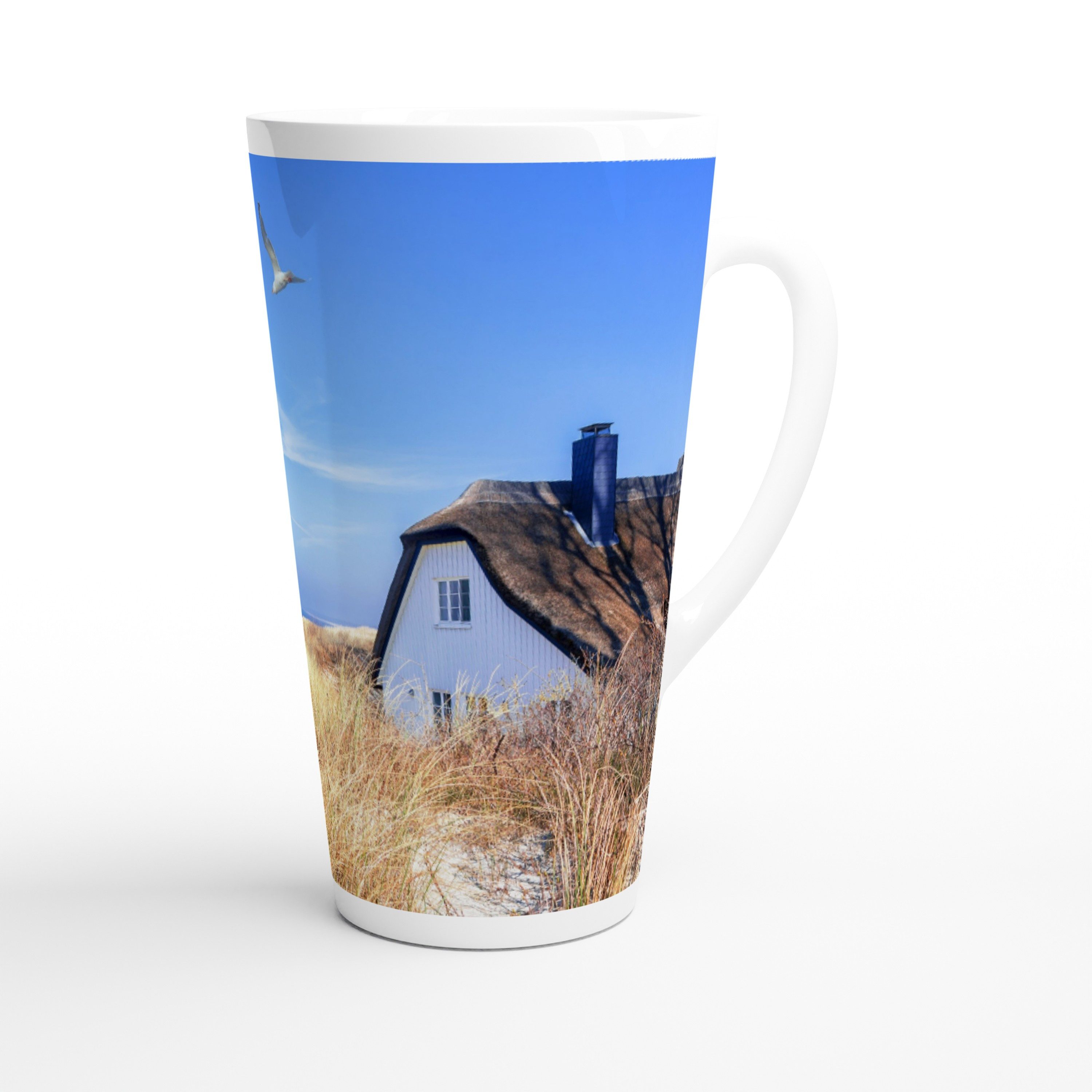 Alltagszauber Latte Macchiato Tasse Jumbo Tasse KÜstenflair Keramik