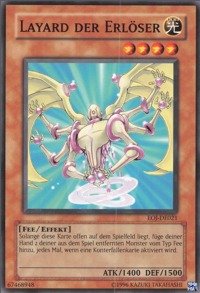 Recollectibles Sammelkarte Yugioh Karte Layard Der Erlöser Deutsch Yu