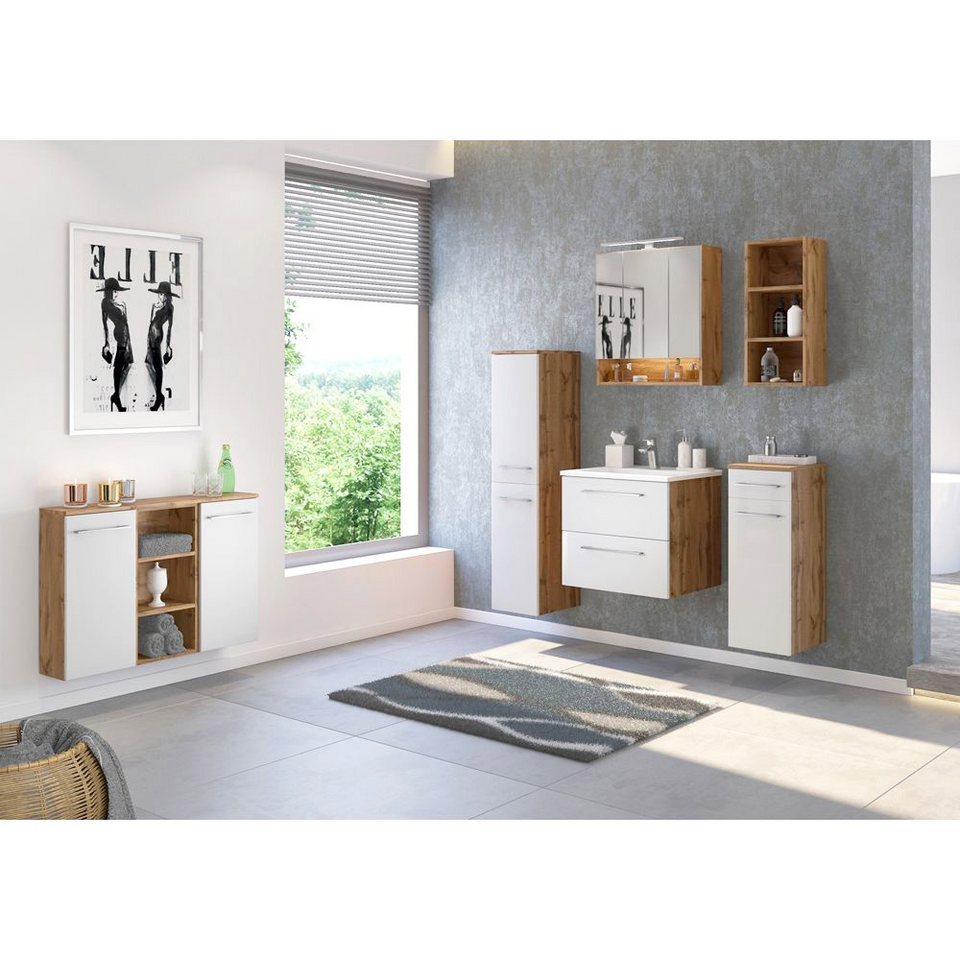 Lomadox Badmöbel Set Louny 03 Spar Set 6 St Badmöbel Set Komplett