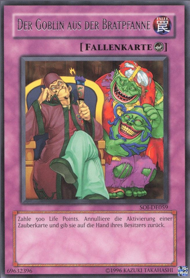 Recollectibles Sammelkarte Yugioh Karte Der Goblin Aus Der Bratpfanne