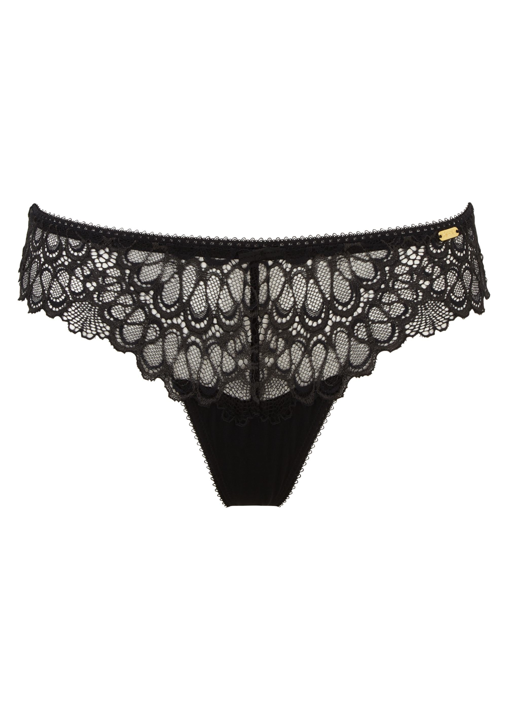 Gossard String Swirl String Black S (String, 1-St., glatte Spitze)