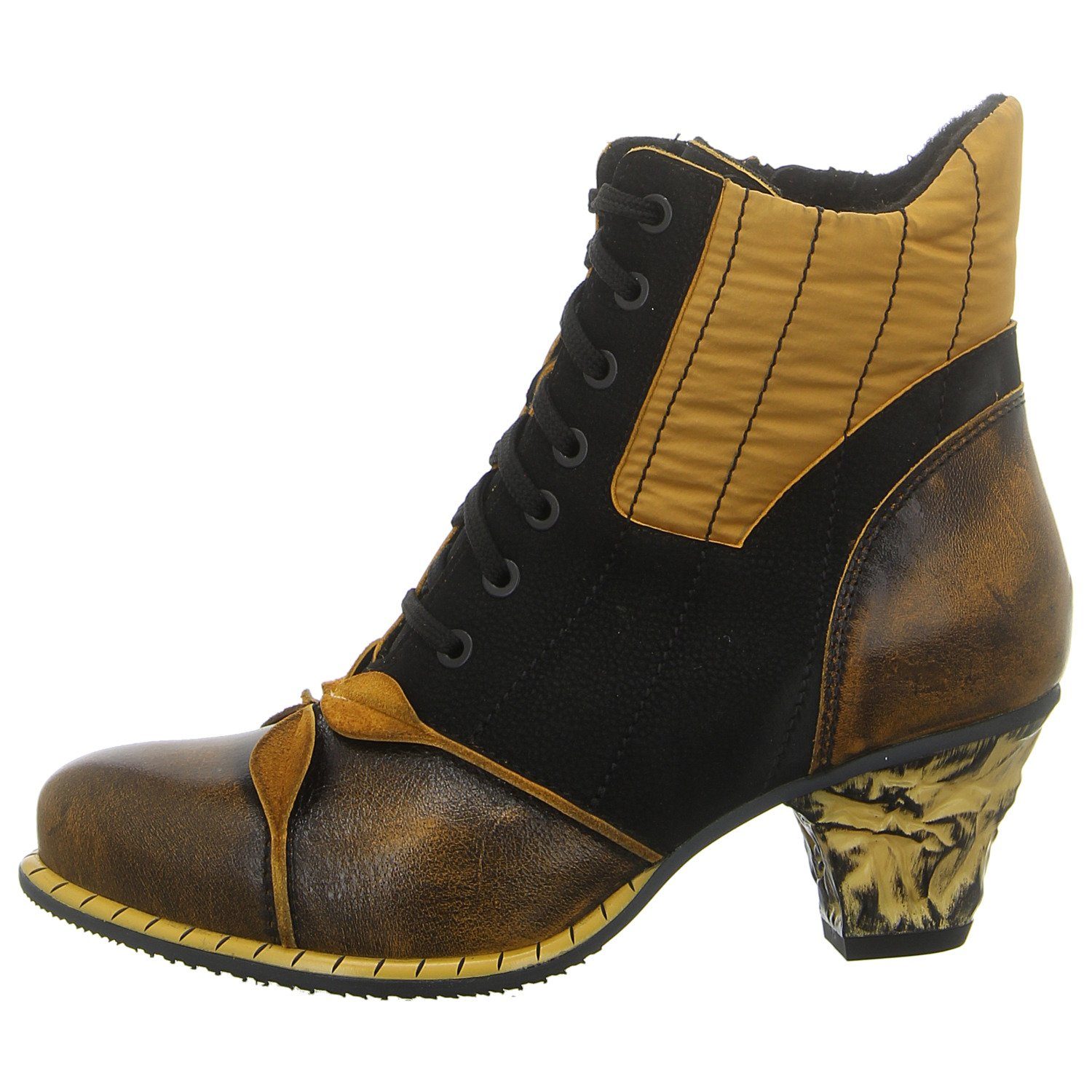 Simen Schnürstiefelette, gelb