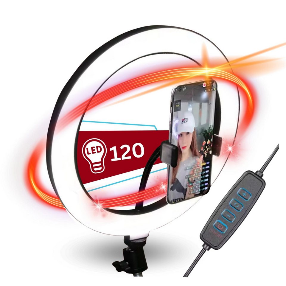 Tronicxl Ringlicht 120 Led Xl Ring Light Für Stativ Tiktok Twitch