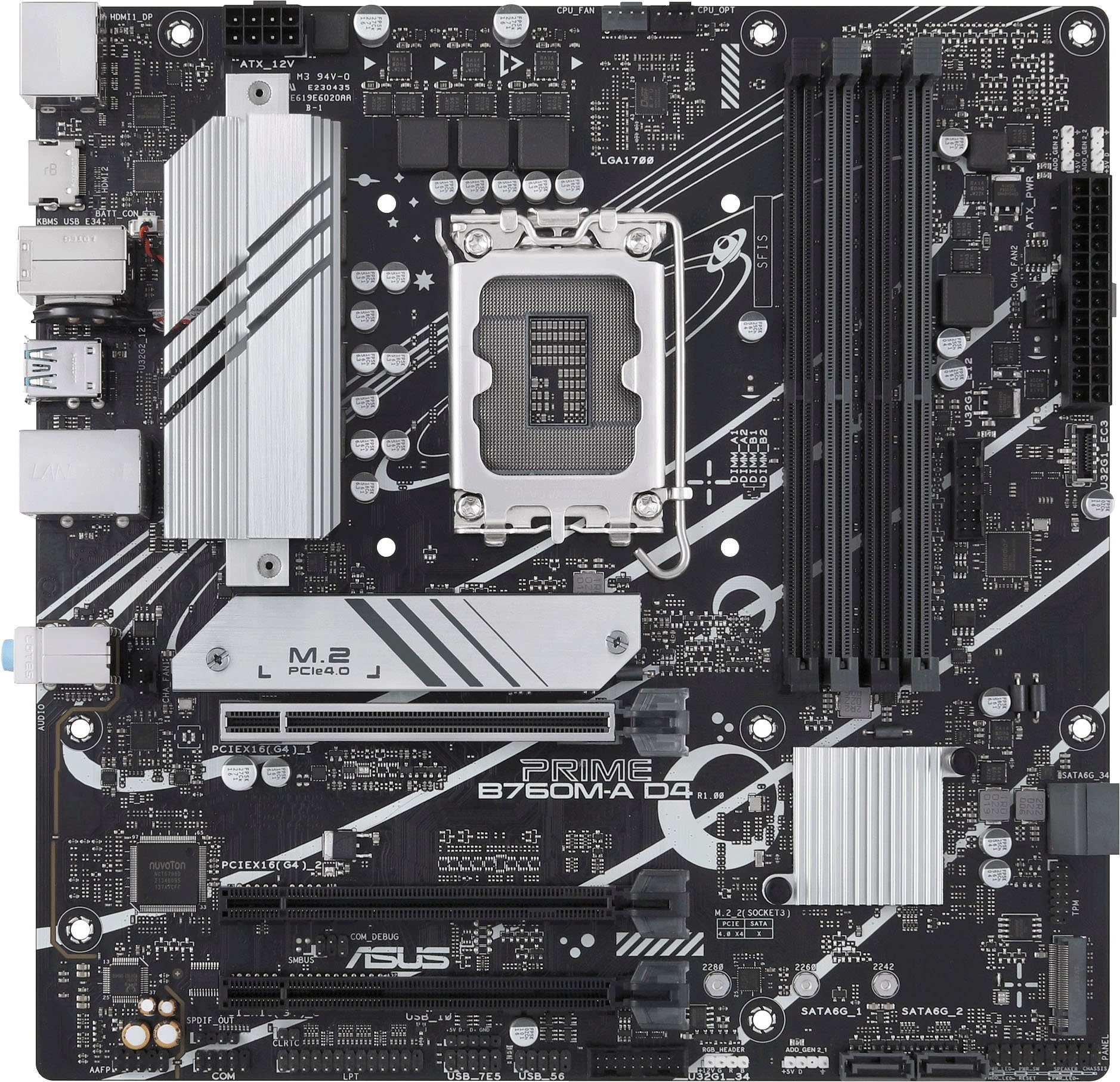 Asus PRIME B760M-A D4 Mainboard, Intel B760, mATX, DDR4 Speicher, PCIe ...