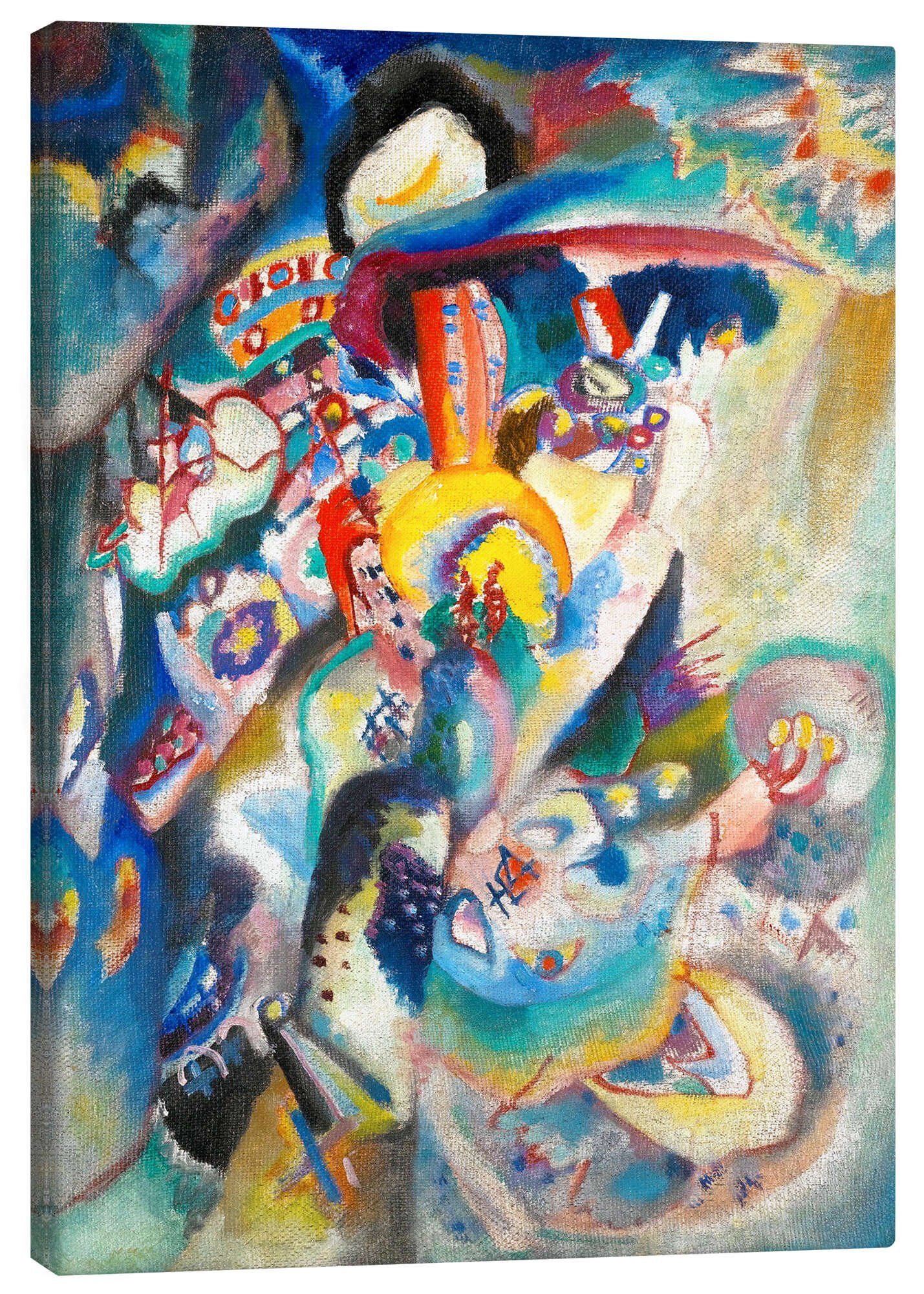 Posterlounge Leinwandbild Wassily Kandinsky Moskau Ii Roter Platz