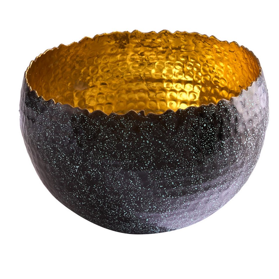 Riess Ambiente Dekoschale Orient 23cm Silber Gold Einzelartikel 1