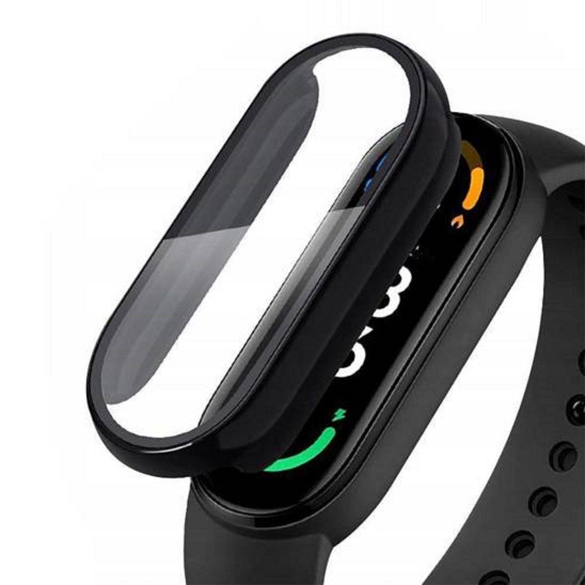cofi1453 Displayschutzfolie Folie XIAOMI MI SMART BAND 7 Defense360 schwarz, 1 Stück