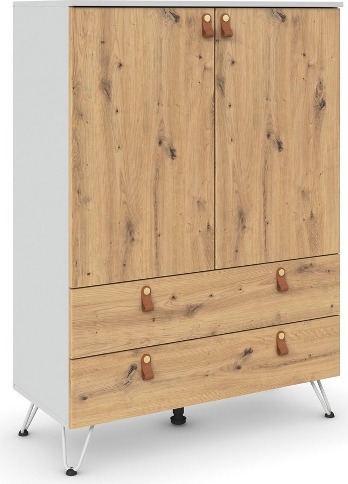 Rauch Hochkommode Homey By Aditio Mit Grifflaschen In Leder 2