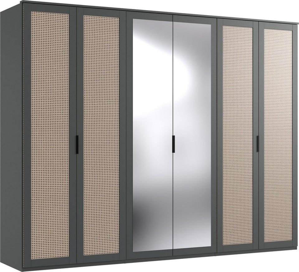 Möbelando Drehtürenschrank Wien Bxh 270x210 Cm In Wiener Geflecht Nb