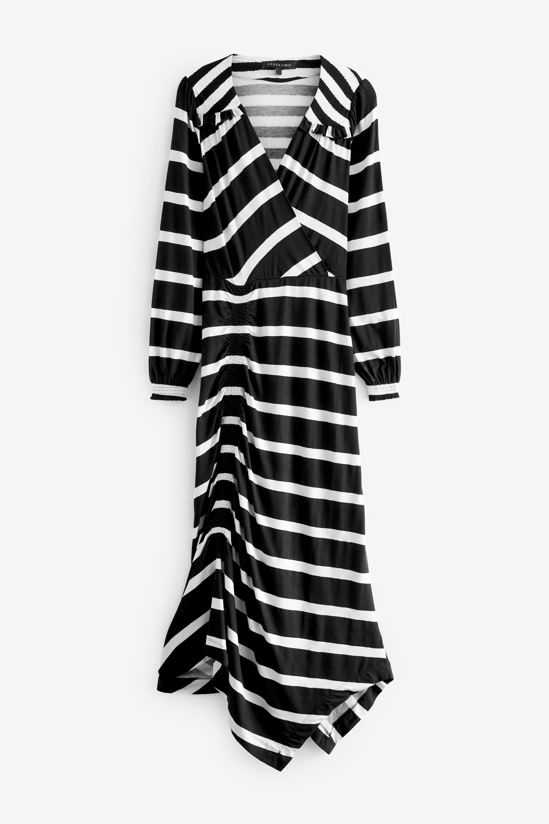 Next Midikleid Langärmeliges Gerüschtes Midikleid 1 Tlg