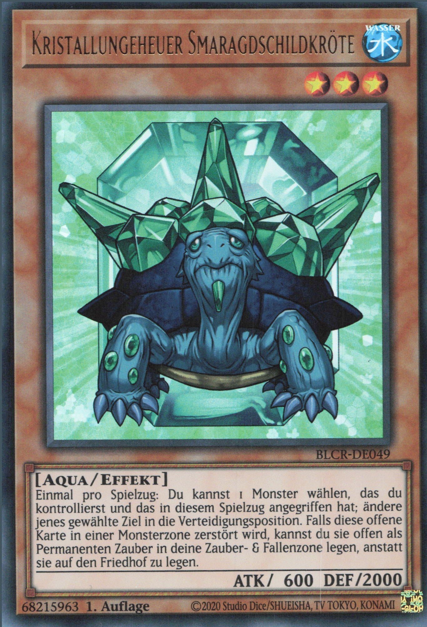 Recollectibles Sammelkarte Yugioh Karte Kristallungeheuer