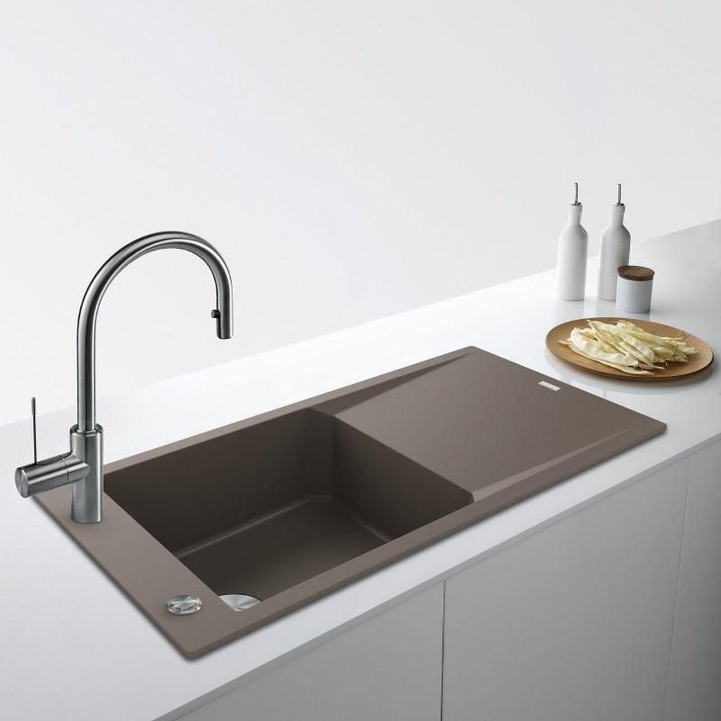 Ablehnung Volumen Kuppel Franke Spüle Fragranit Onyx Nach Vorne