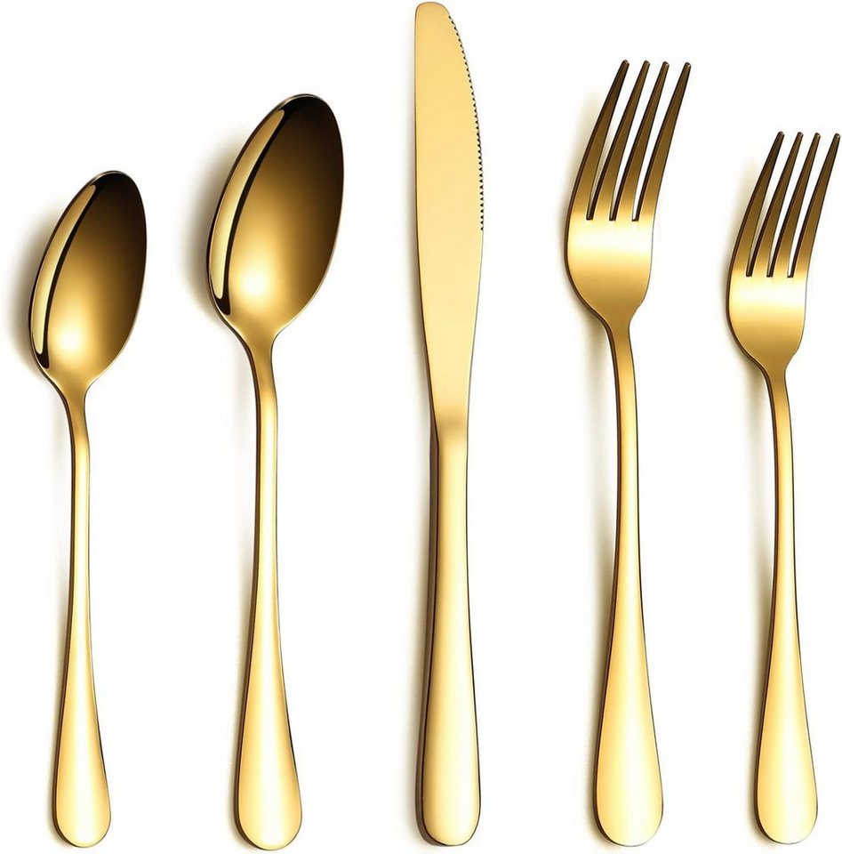 Keenzo Besteck Set 30teilig Essbesteck Set Spiegel Poliert