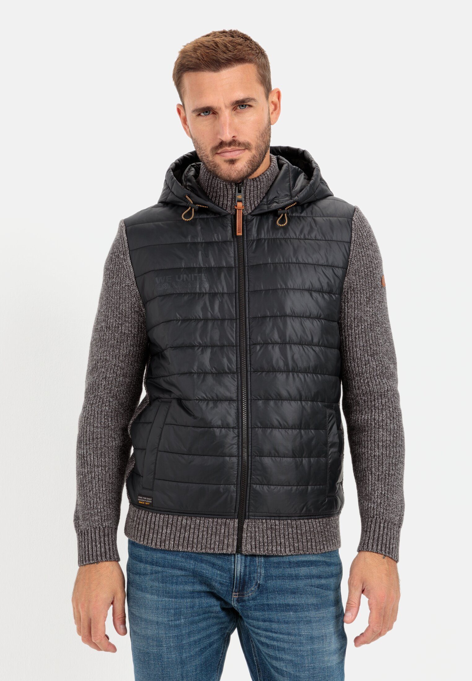 Camel Active Strickjacke Mit Kapuze Kapuze Camel Active Logodetails