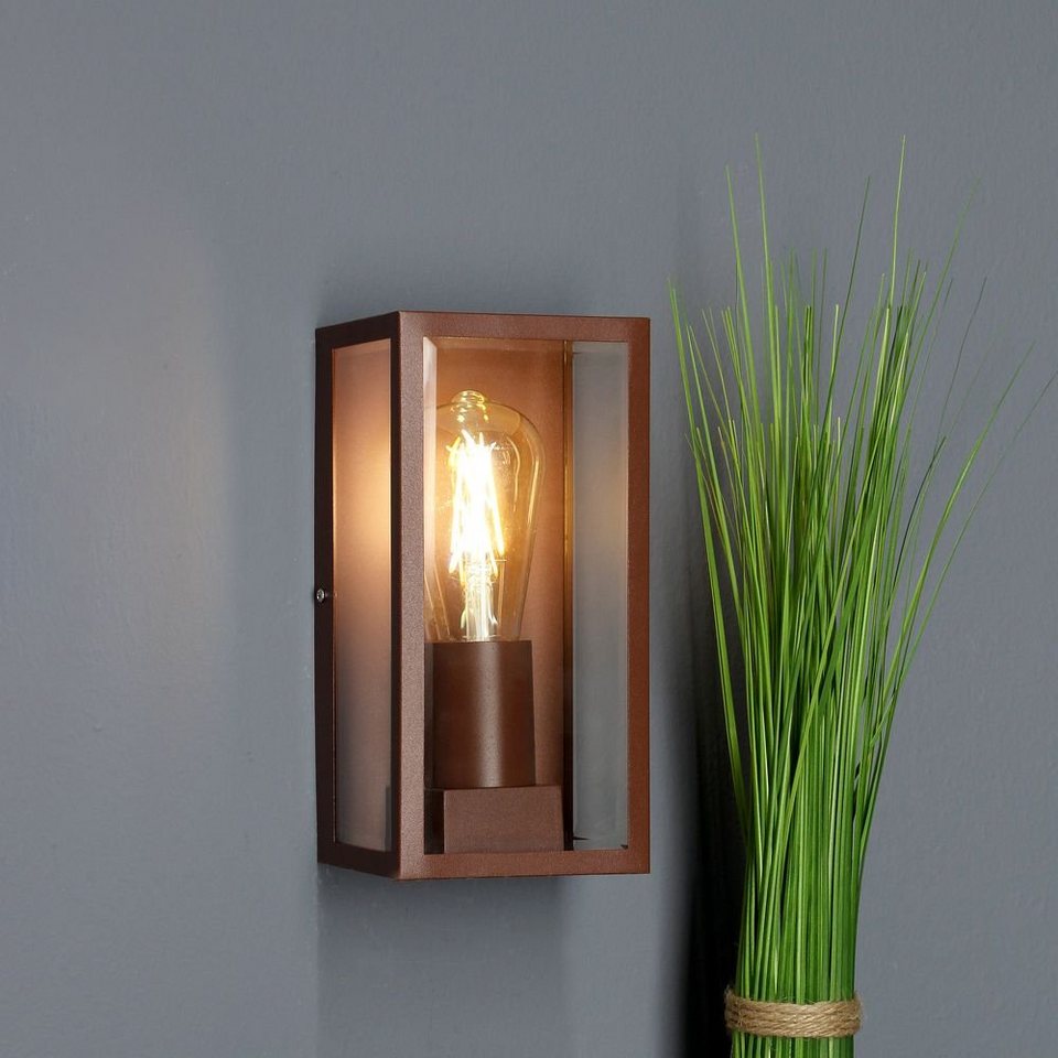 Click Licht Deckenleuchte Wandleuchte Mondrian In Bronze E27 Ip44