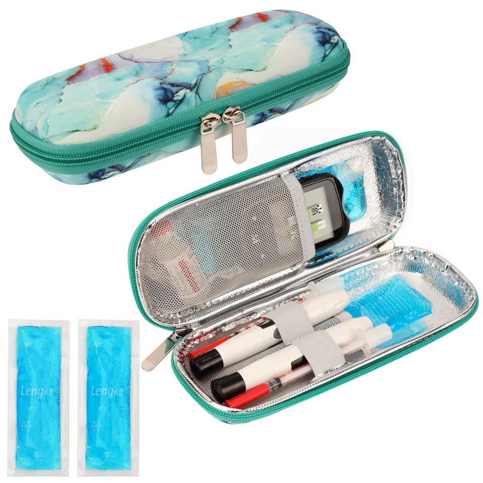 Belle Vous Dekoobjekt Belle Vous Insulin Kühltasche Reise Set Mit 2