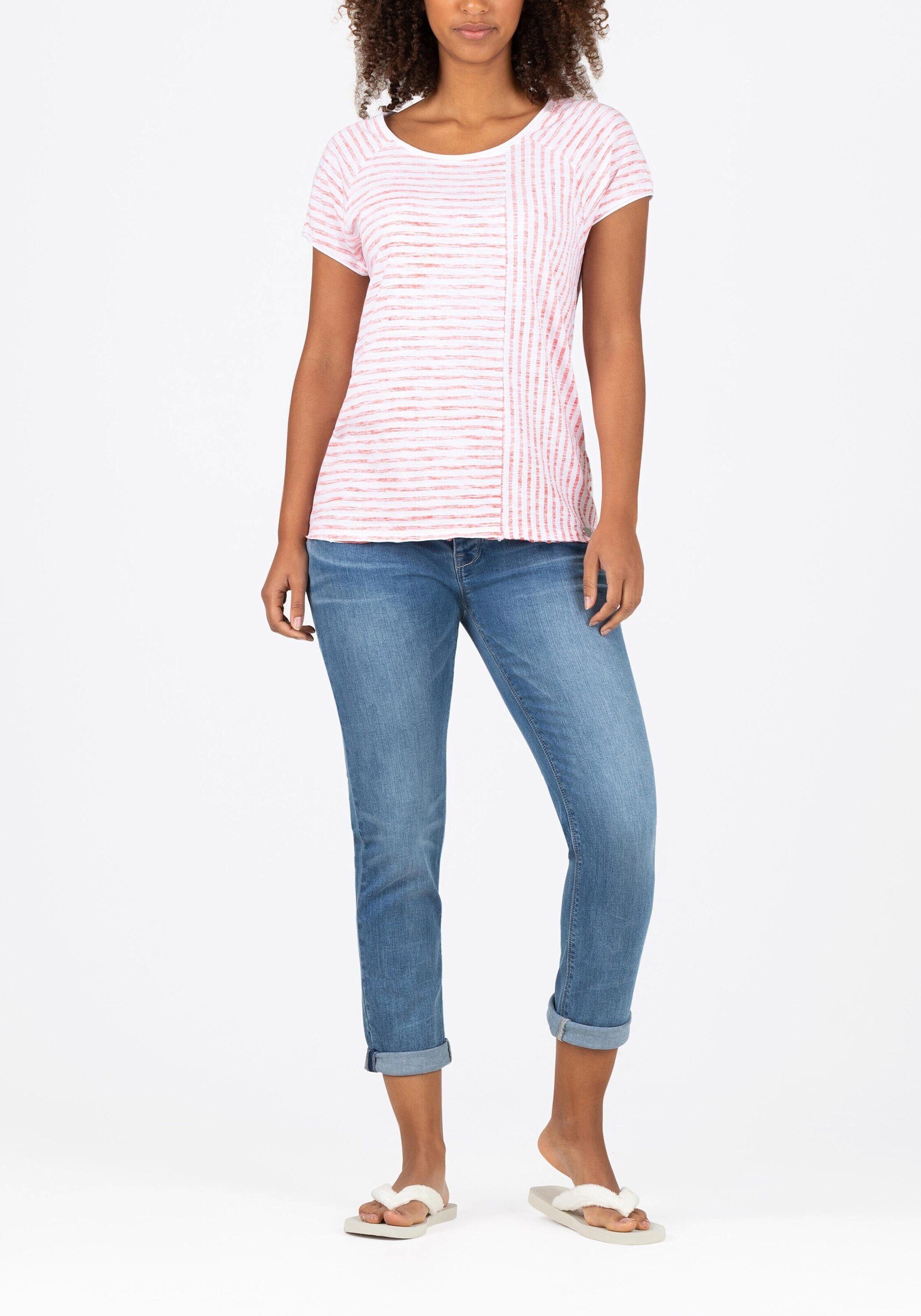 Timezone 5 Pocket Jeans Uni 1 Tlg Umgeschlagener Saum