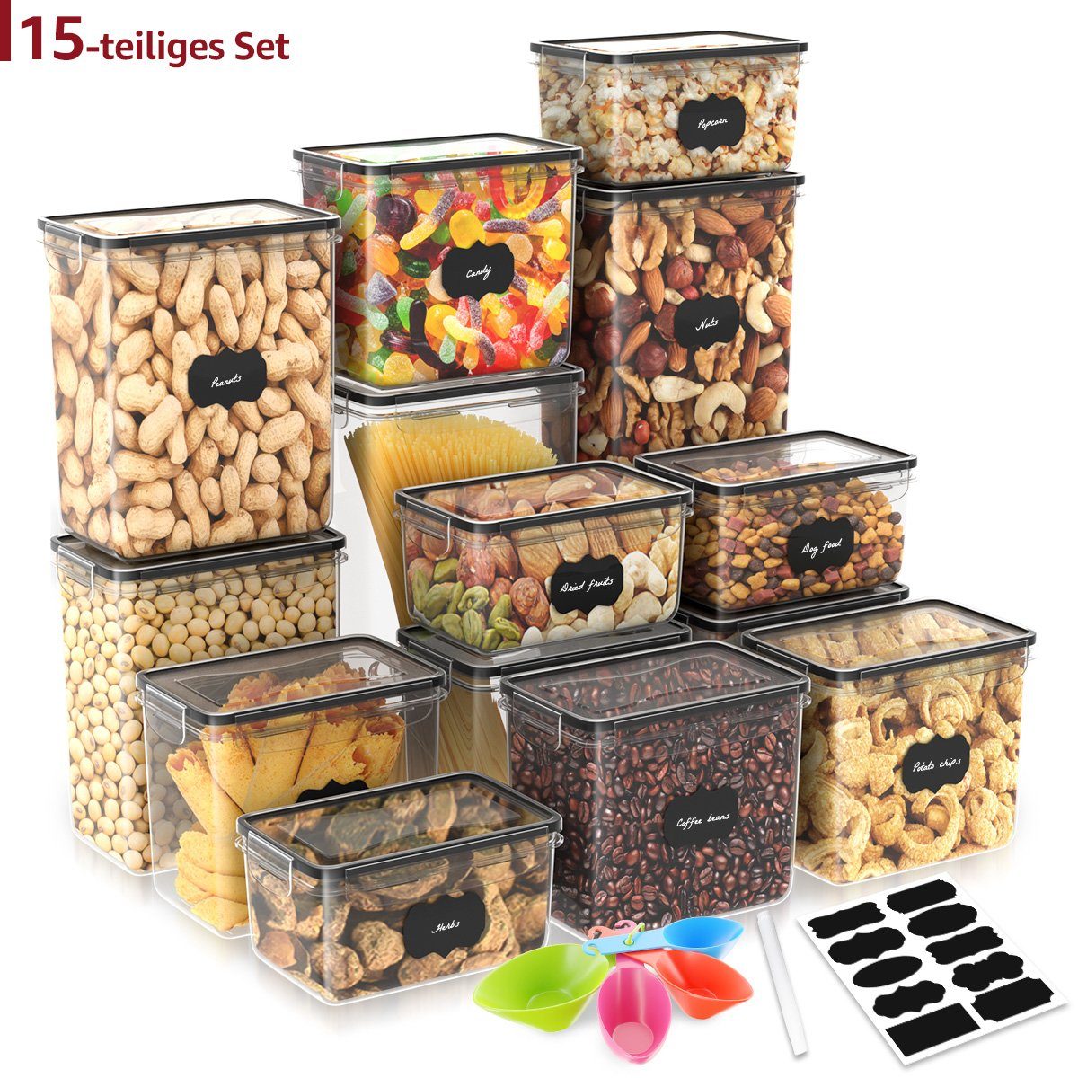 Simloveve Vorratsdose 10 15x Vorratsdosen Set Frischhaltedose