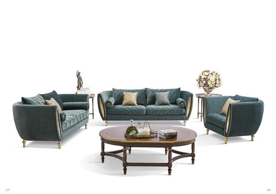Jvmoebel Wohnzimmer Set Sofagarnitur 321 Sitzer Set Design Sofa