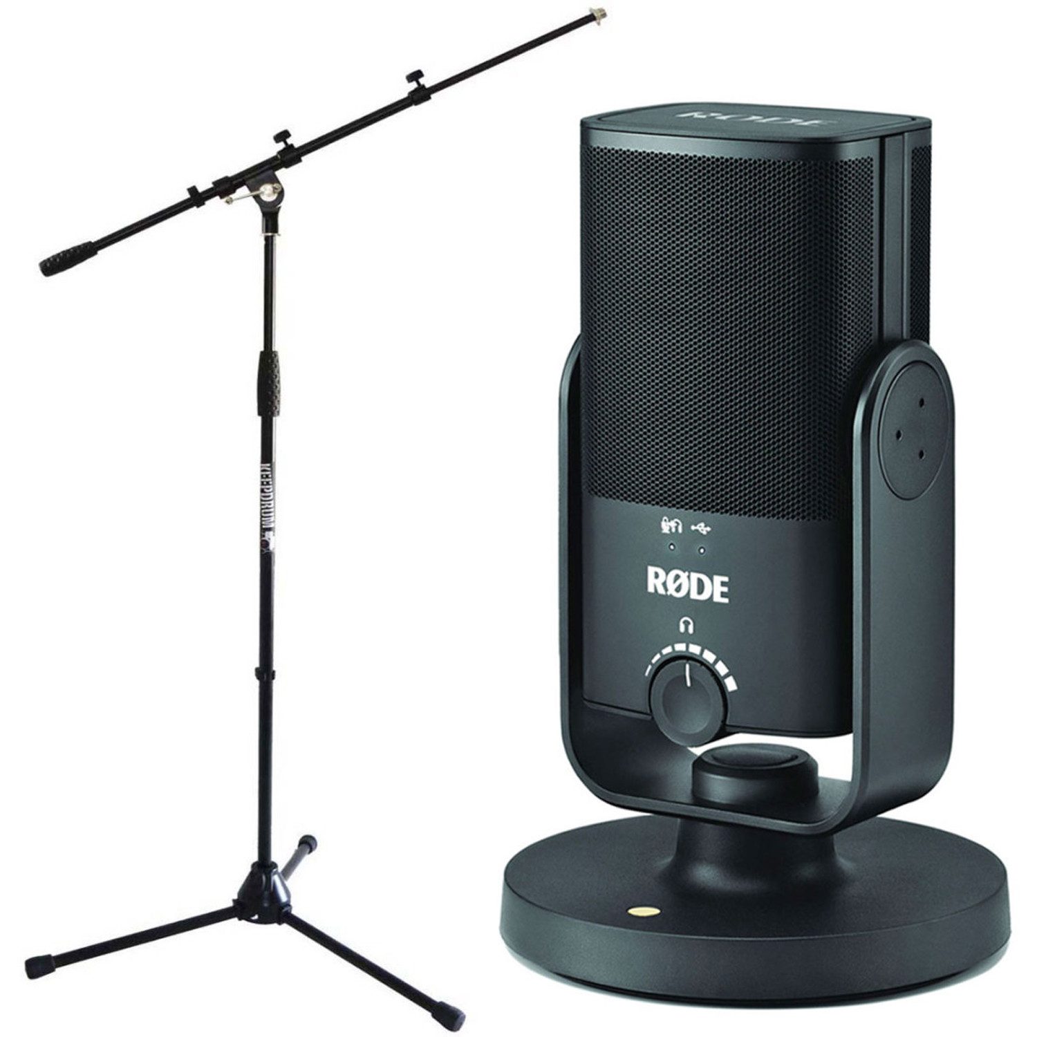 RØDE Mikrofon Rode NT-USB MINI mit Mikrofonständer