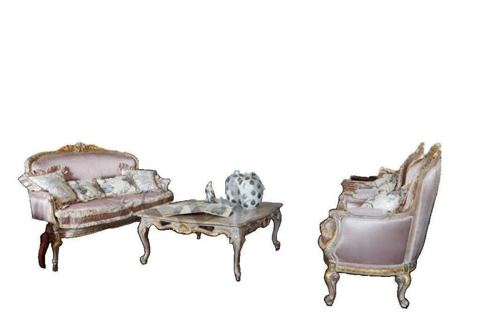 Jvmoebel Wohnzimmer Set Sofa Set 211 Sofas Garnitur Sessel Barock
