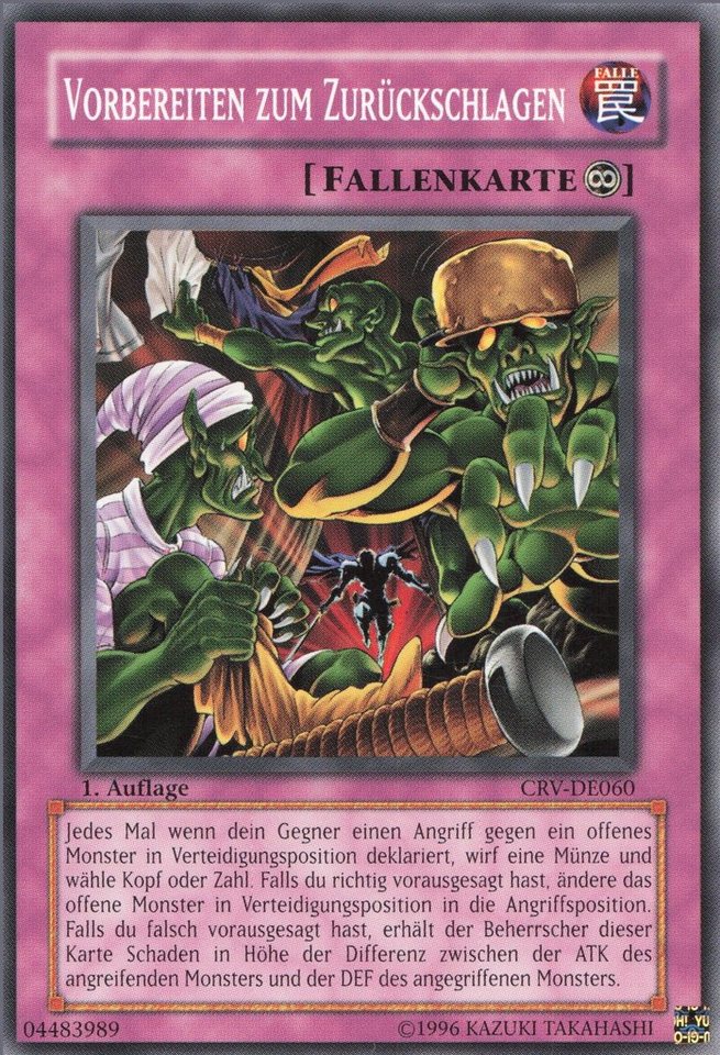 Recollectibles Sammelkarte Yugioh Karte Vorbereiten Zum Zurückschlagen
