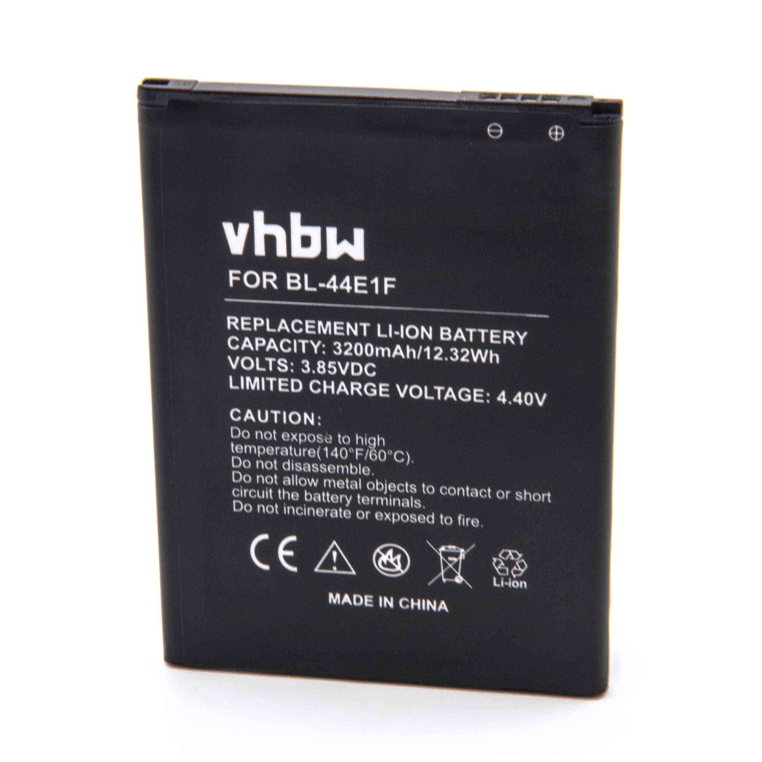 vhbw Ersatz für LG PAC63320502, BL-44E1f, EAC63341101 für Mobilfunk (3200 Smartphone-Akku Li-Ion ...