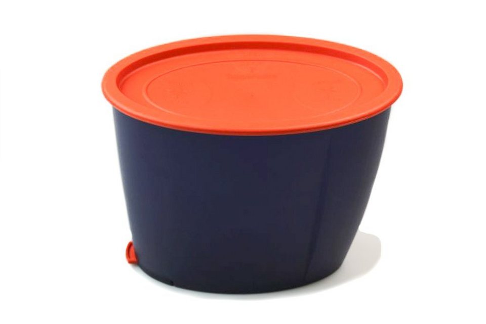 Tupperware Vorratsdose Behälter 16 L Dunkelblau Orange