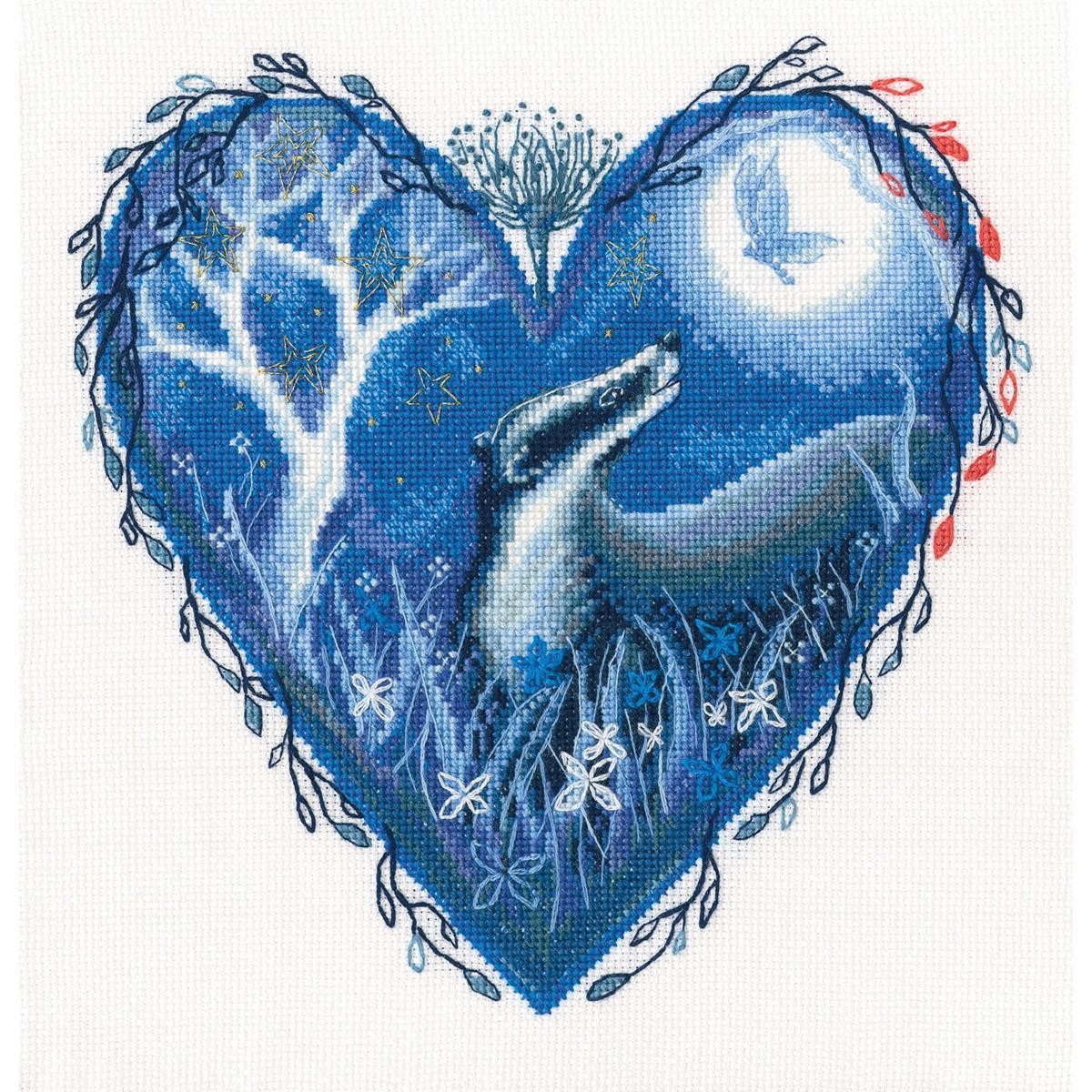 RTO Kreativset RTO Kreuzstich Set "Freundschaft" M608, Zählmuster, 21x21 cm, (embroidery kit)