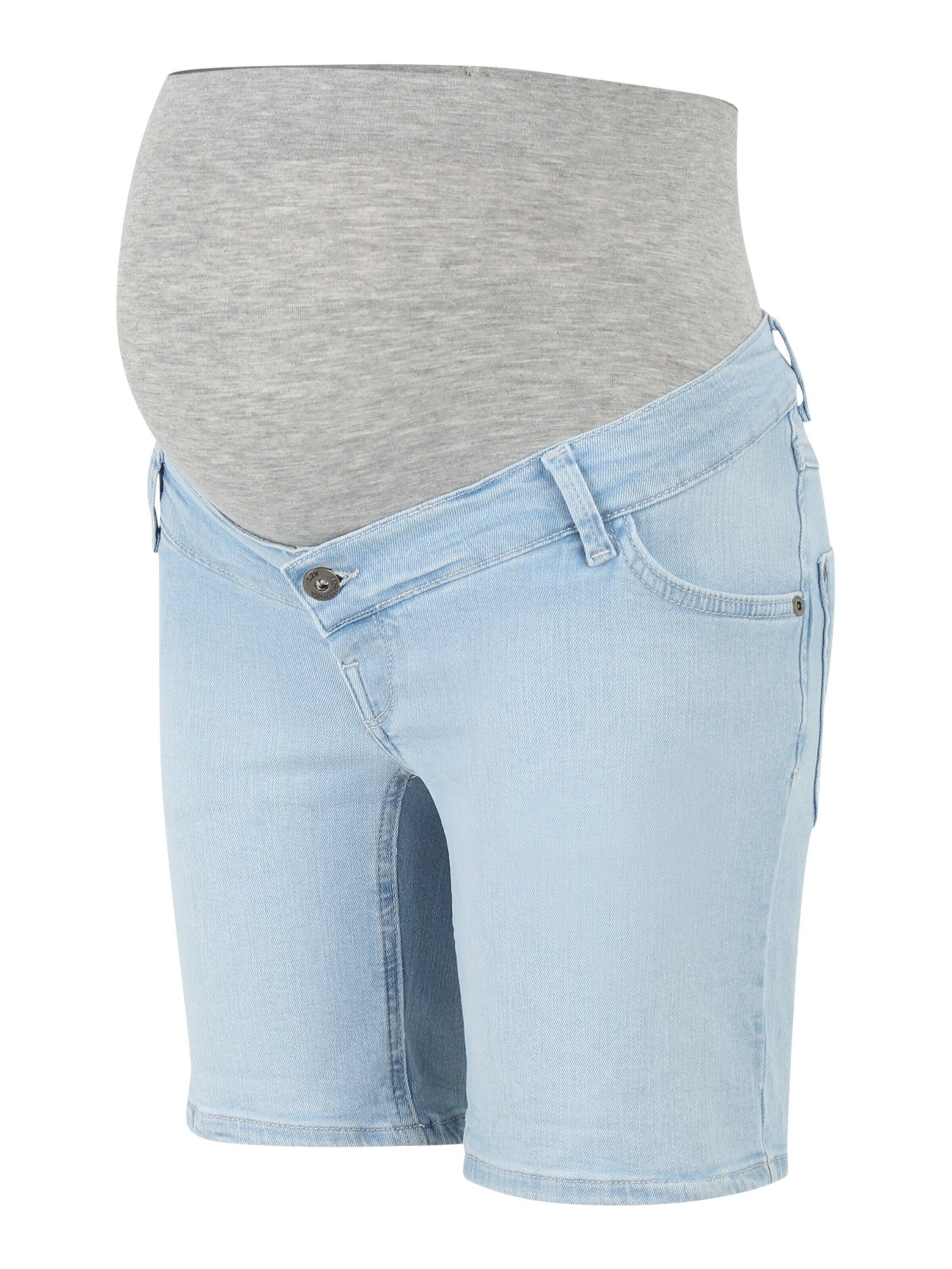 Love2Wait Jeansshorts (1-tlg) Weiteres Detail, Abgesteppter Saum/Kante