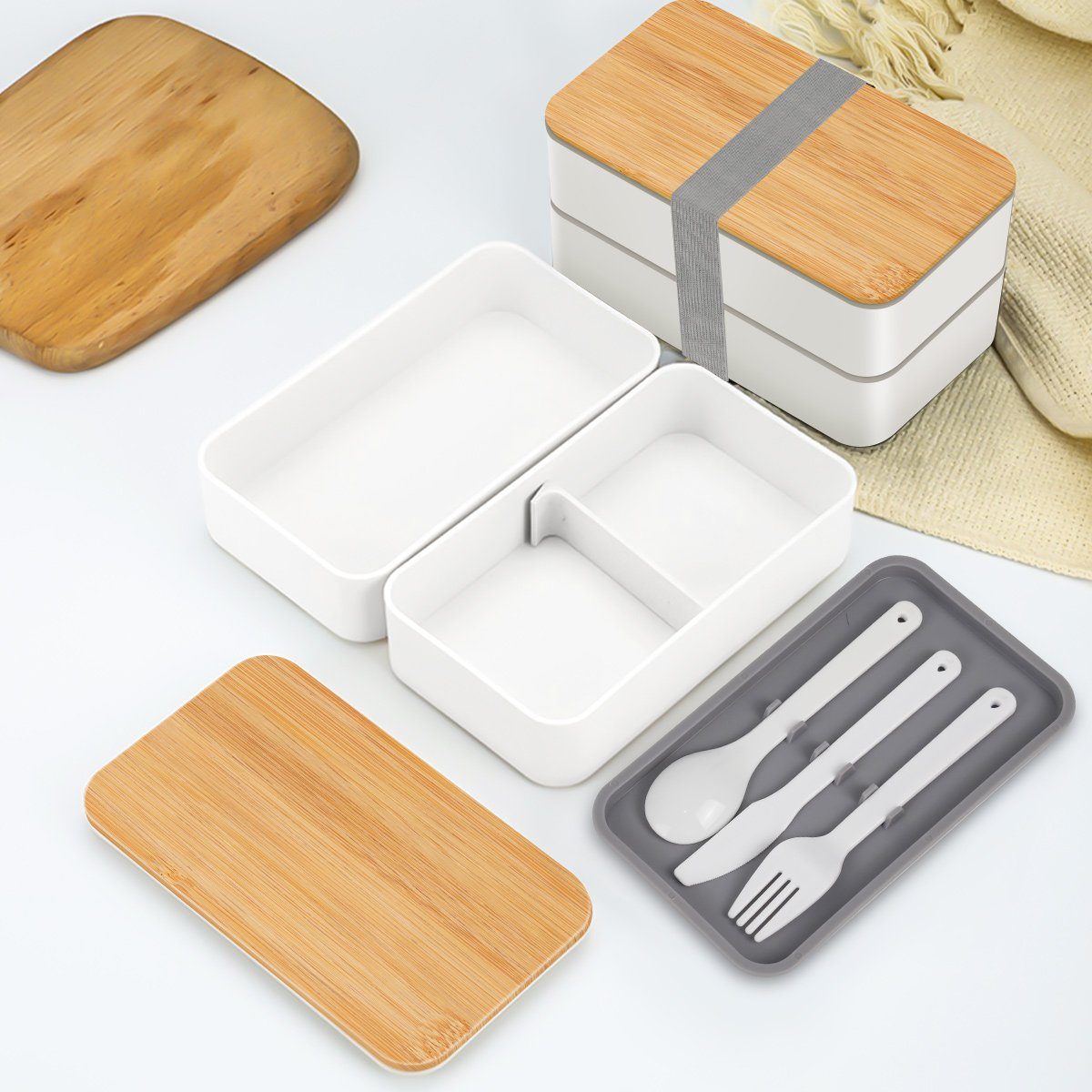 Mulisoft Lunchbox Bpa Frei Für Erwachsene Und Kinder Auslaufsicher