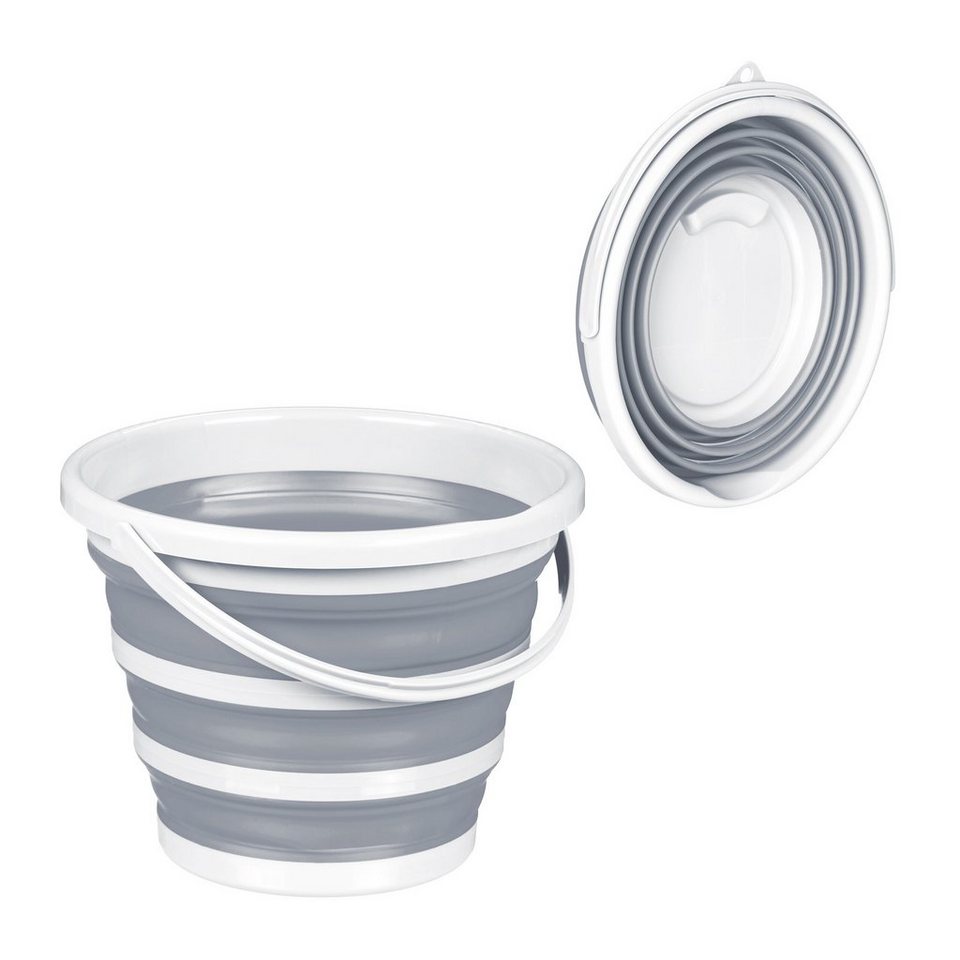 Relaxdays Falteimer Eimer Faltbar 10 Liter