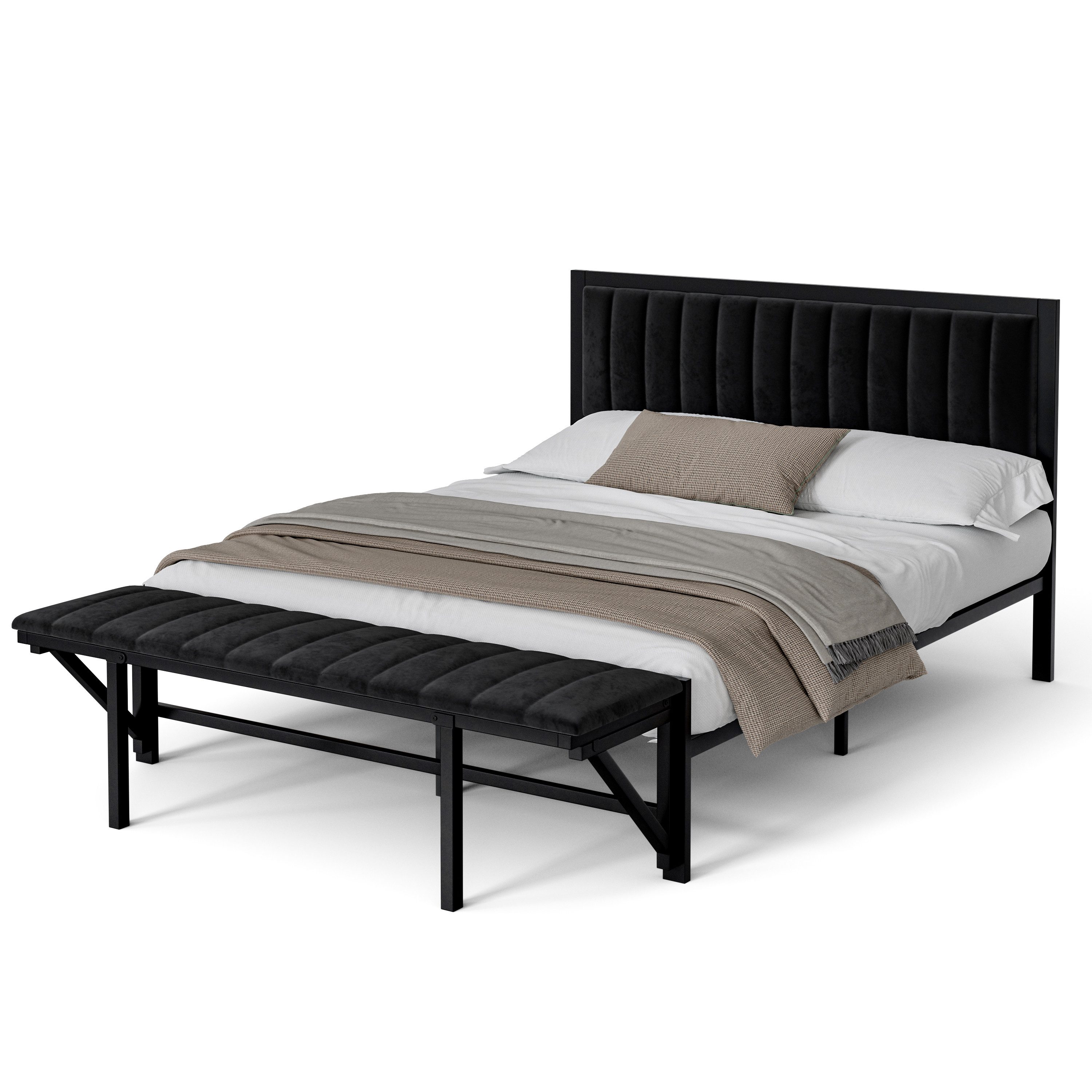 Modfu Polsterbett Doppelbett Funktionsbett Kinderbett Eisenbett