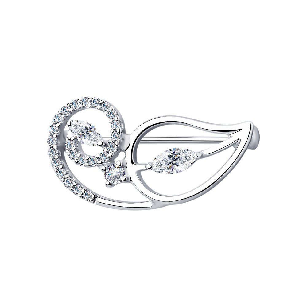 SOKOLOV Jewelry Brosche Kaufbei Schmuck (Set, 1-tlg), Hoher ...