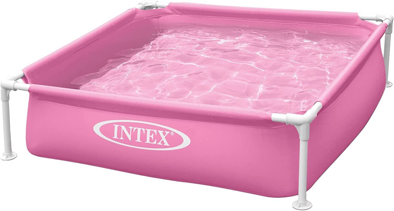 Intex Framepool Intex 57172 Rosa Mini Frame Pool 122x122x30cm, 122x122x30cm