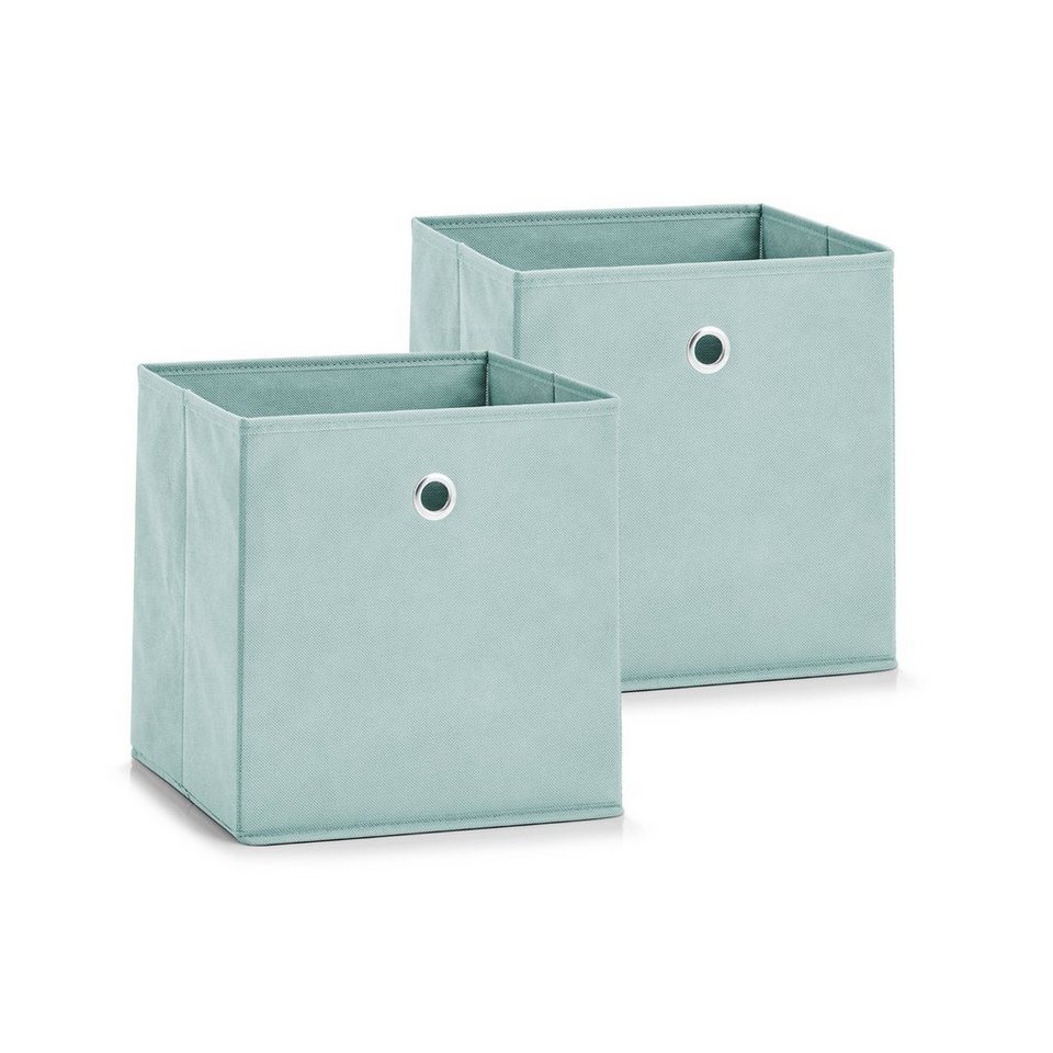 Hti Living Aufbewahrungsbox Aufbewahrungsbox Vlies 2er Set Mint Set 2