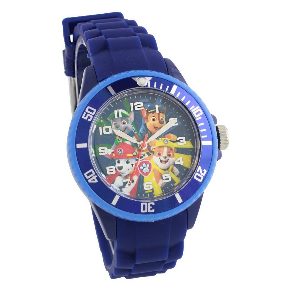 Paw Patrol Quarzuhr Paw Patrol Kinderarmbanduhr Analog Silikonarmband
