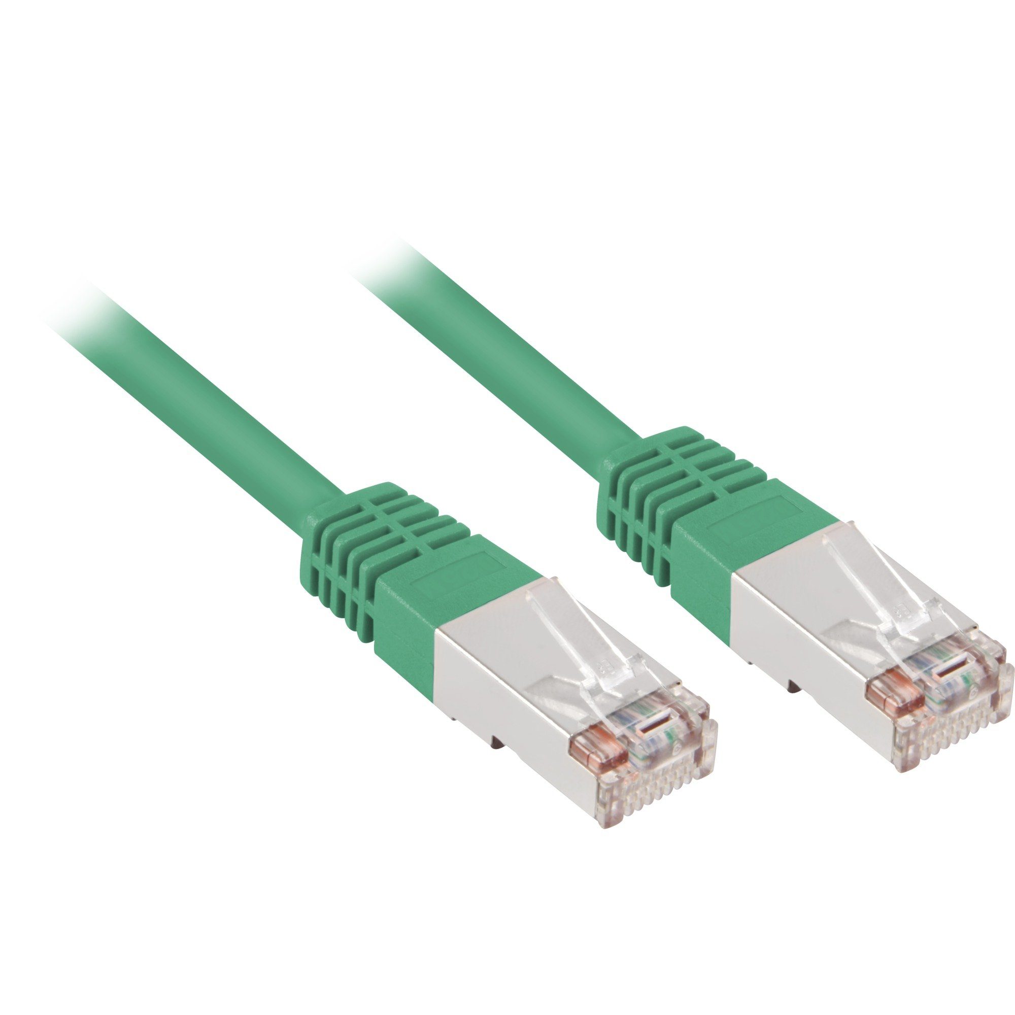 Sharkoon Patchkabel RJ45 Cat.5e SFTP LAN-Kabel, Kabellänge: 1,5 Meter