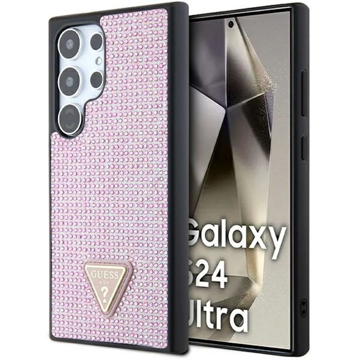 Guess Smartphone Hülle Guess Rhinestone Triangle Für Samsung Galaxy S24