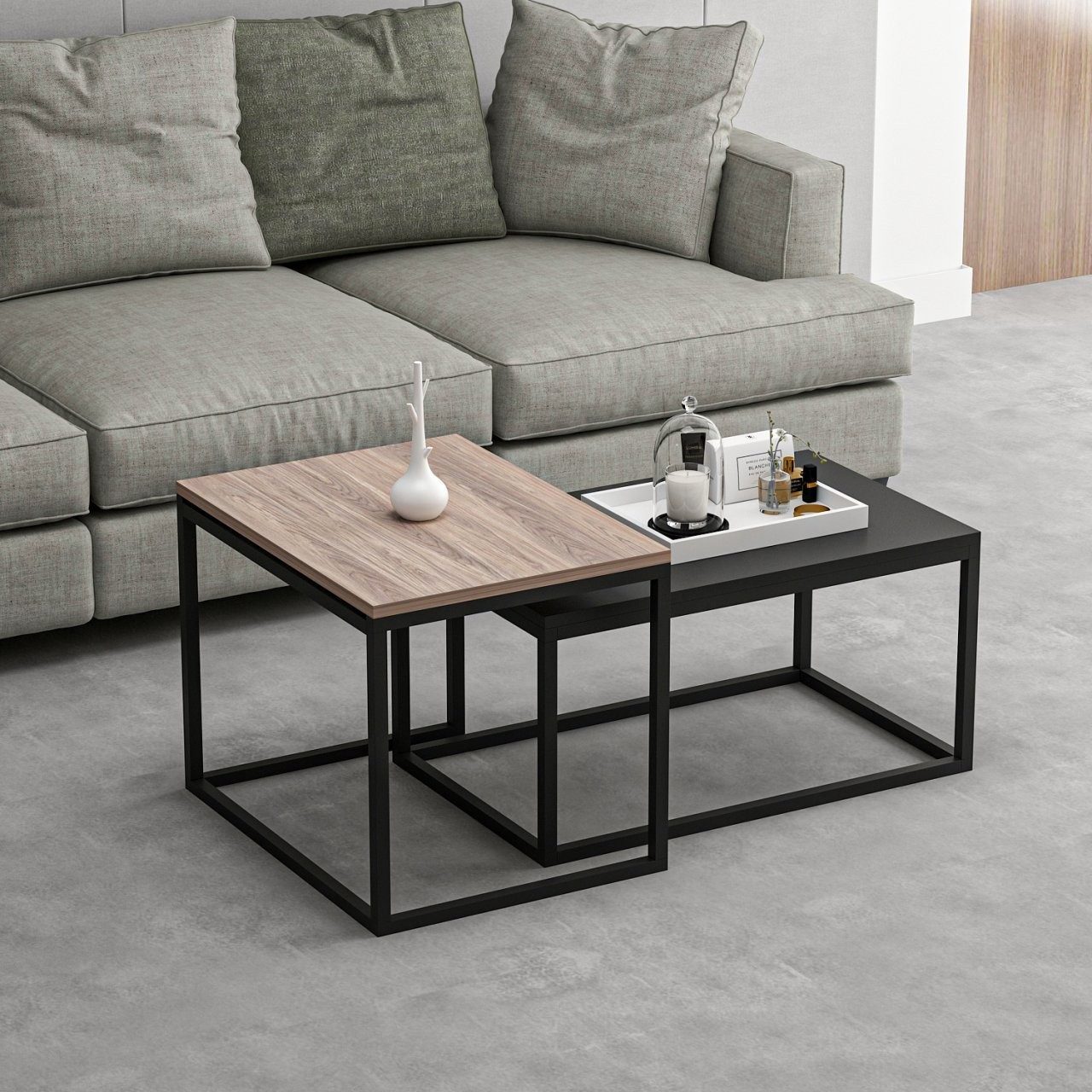 Skye Decor Couchtisch 100 Melamine Coated Particle Board 37 Cm X 45