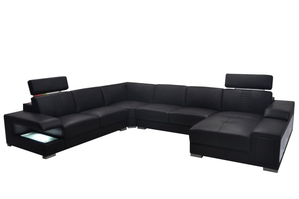 Jvmoebel Ecksofa Ecke Leder Modern Xxl Couch Wohnlandschaft Couchen