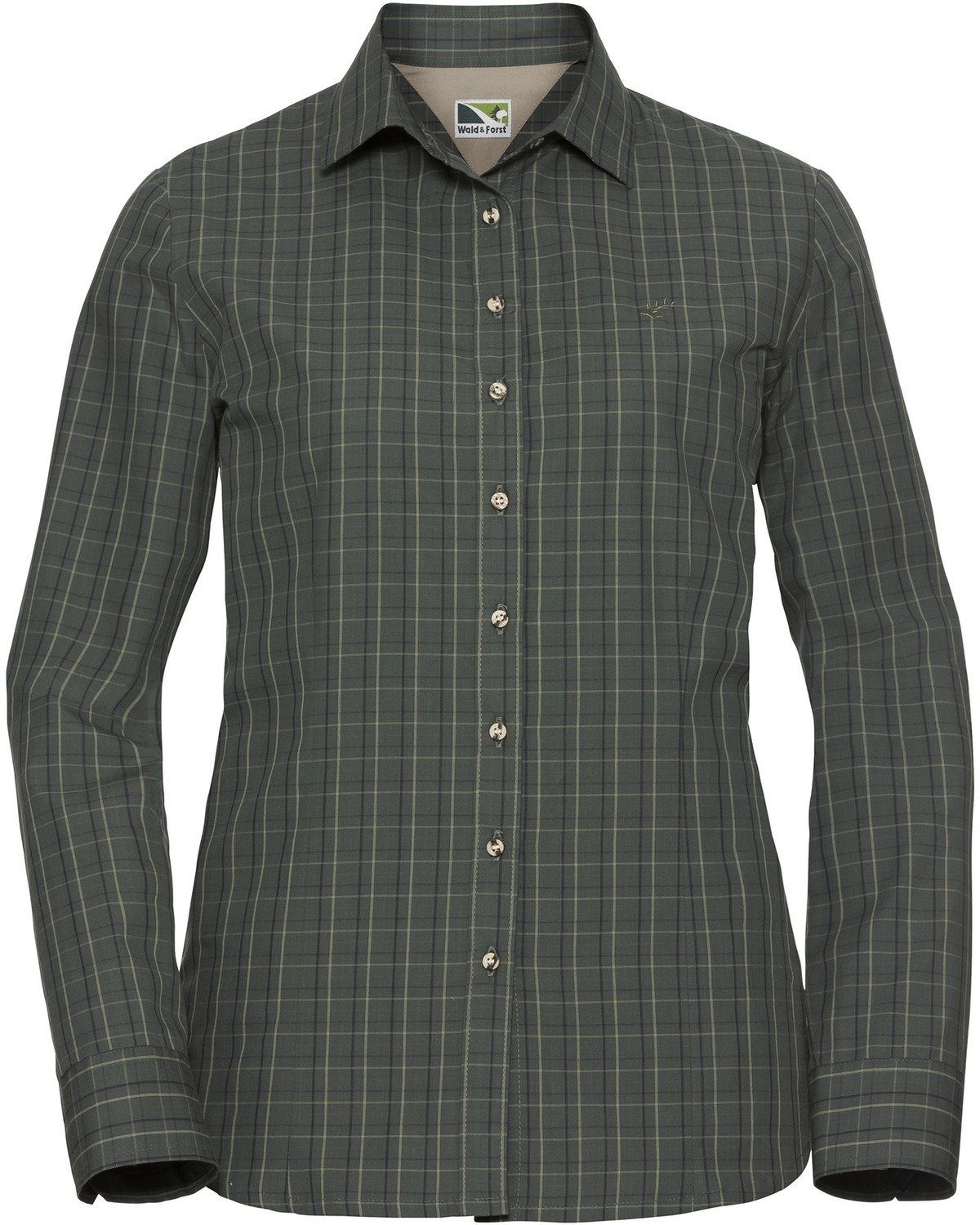 Wald And Forst Outdoorbluse Damen Karobluse Kaufen Otto