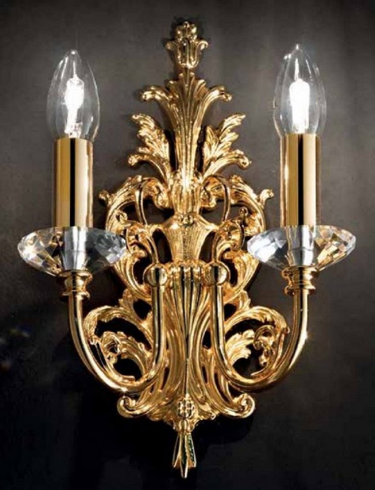 Casa Padrino Wandleuchte Casa Padrino Luxus Barock Kristall Doppel ... Casa Padrino Wandleuchte Casa Padrino Luxus Barock Kristall Doppel ...