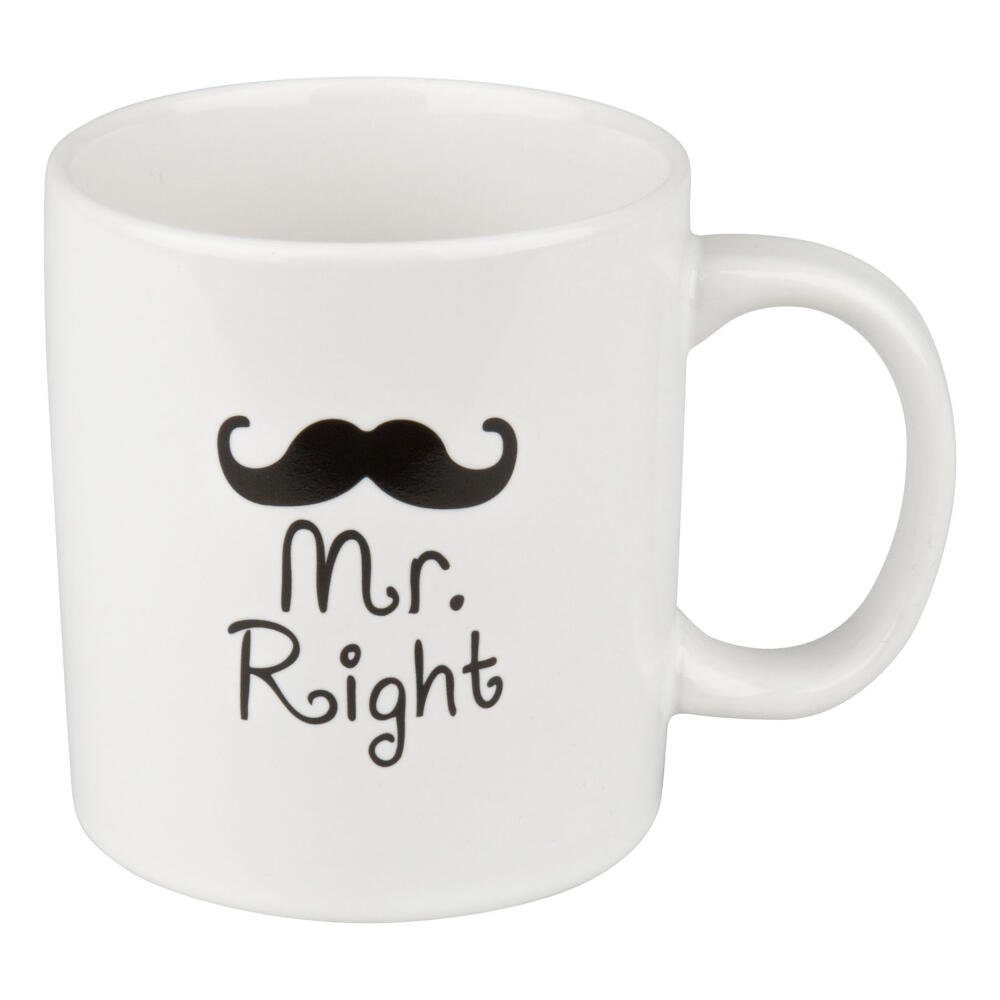 Waechtersbach Becher Mr. Right 330 ml, Keramik, Spülmaschinengeeignet